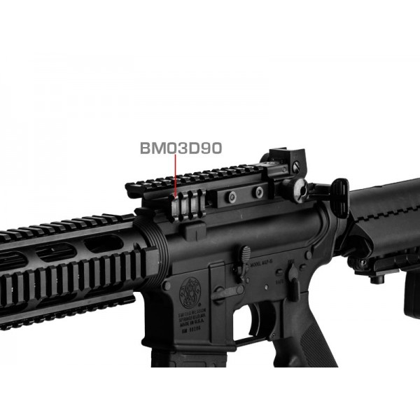 Lion Gears Tactical Picatinny 90 Degree 3 Slots Light Weight Mount ...